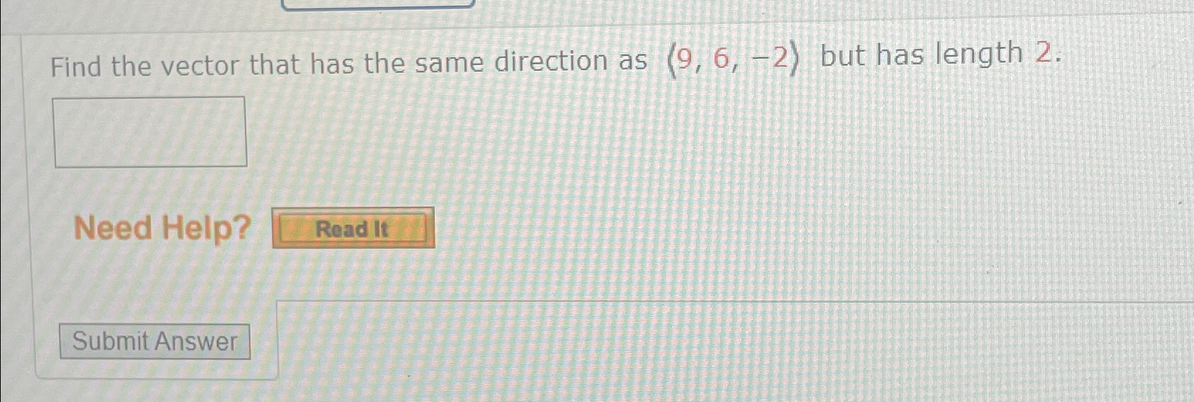 Solved Find the vector that has the same direction as | Chegg.com