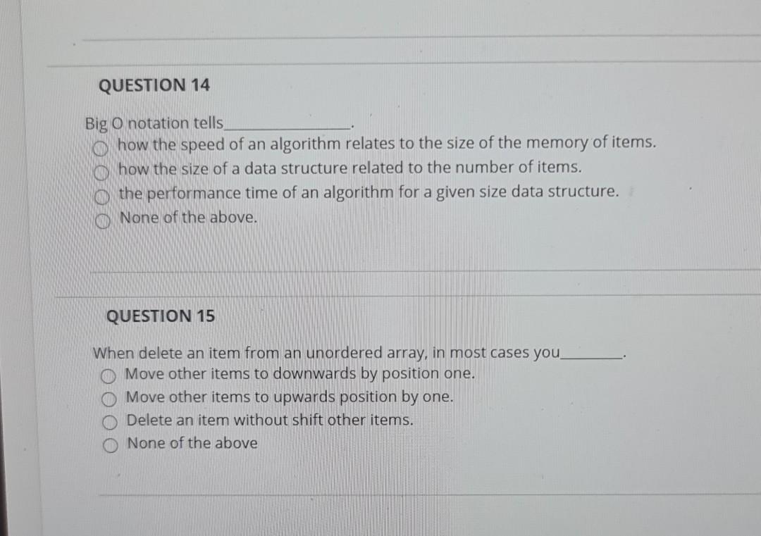 Solved QUESTION 12 What is the best-case performance for | Chegg.com