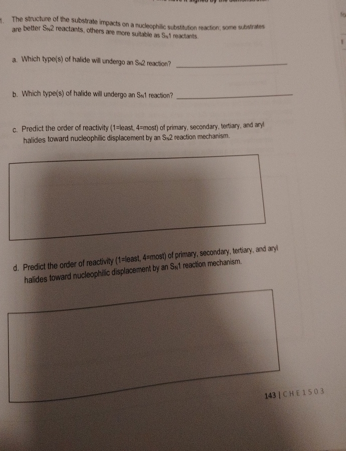 Solved The structure of the substrate impacts on a | Chegg.com