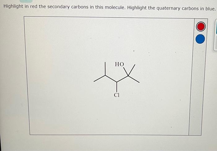 Solved Highlight in red the secondary carbons in this | Chegg.com