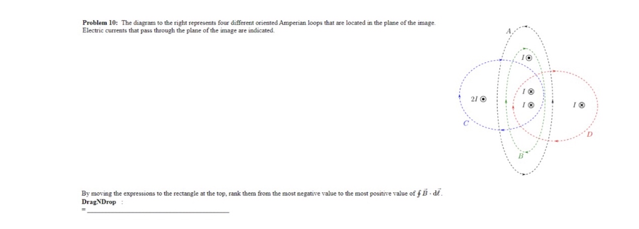 Solved Problem 10: The diagram to the right represents four | Chegg.com