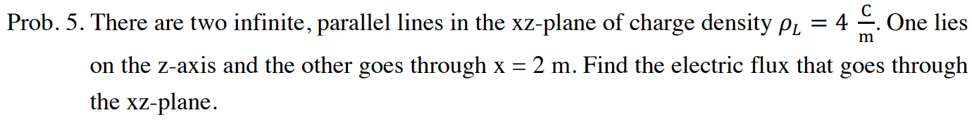 Solved There are two infinite, parallel lines in the | Chegg.com