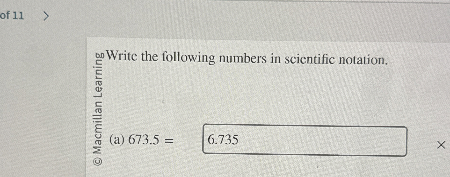 Solved no. ﻿Write the following numbers in scientific | Chegg.com