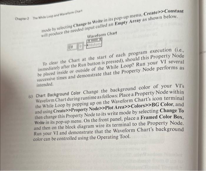 Solved Sine Wave Chart (While Loop With Property Nodes].vi A | Chegg.com