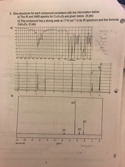 Solved 5. Give structures for each compound consistent with | Chegg.com