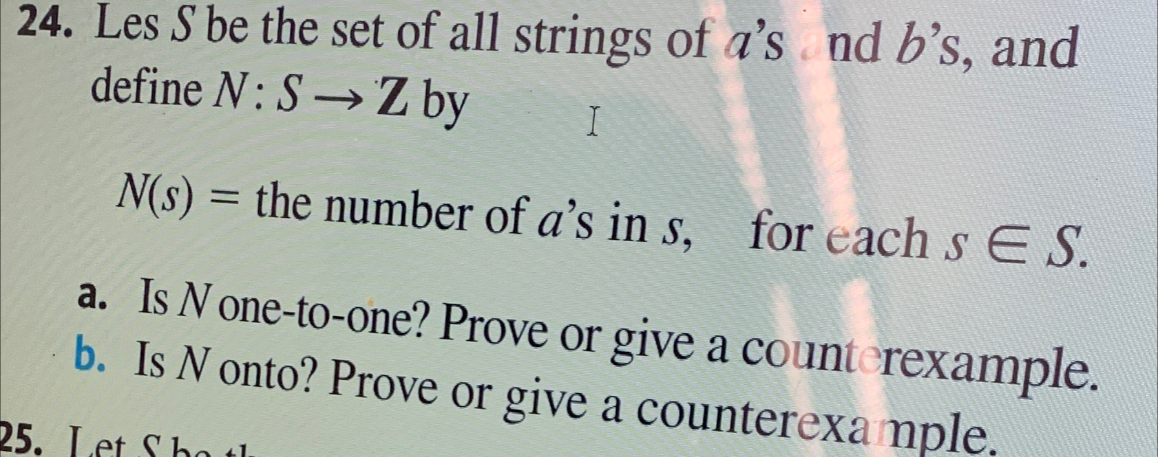 Solved Les S ﻿be the set of all strings of a 's ndb 's, ﻿and | Chegg.com