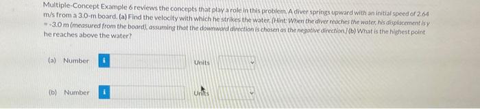 Solved Multiple-Concept Example 6 reviews the concepts that | Chegg.com