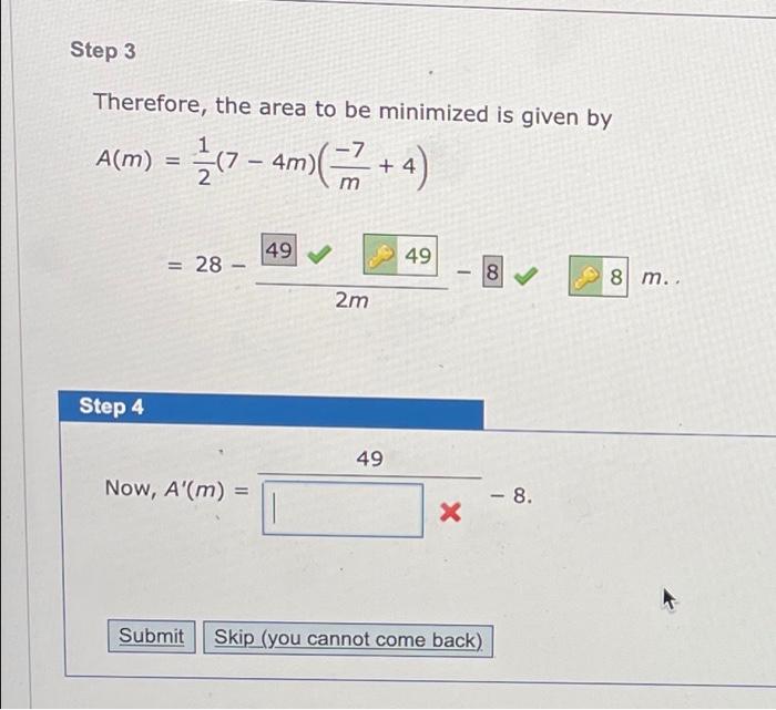 Solved Find the equation of the line through the point (4,7) | Chegg.com