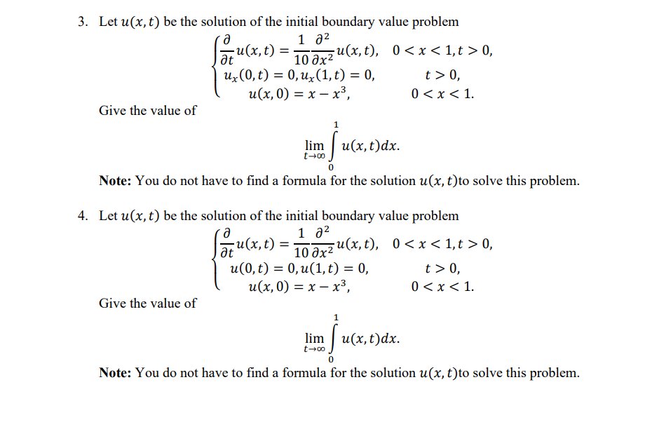 Solved (SOLVE BOTH QUESTIONS PLEASE AND GIVE ANSWER IN | Chegg.com