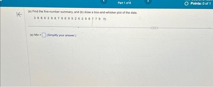 Solved Construct a data set that has the given statistics. | Chegg.com