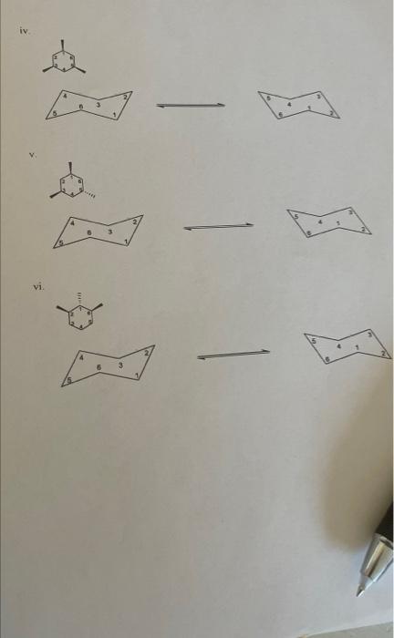 Solved Draw both chair conformations for the following | Chegg.com