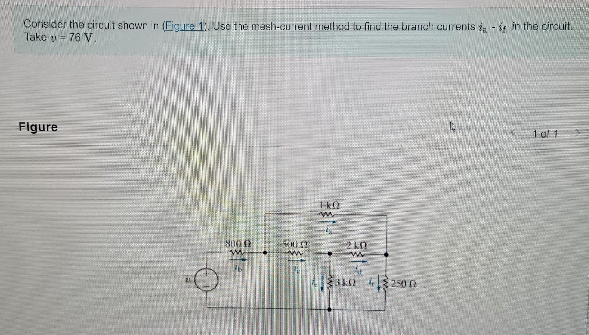 Solved Consider the circuit shown in (Figure 1). Use the | Chegg.com