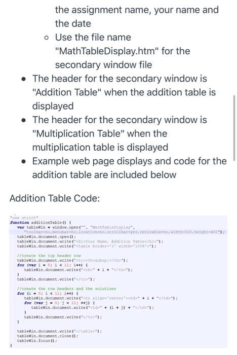 Solved Your assignment is to create a Web page that | Chegg.com