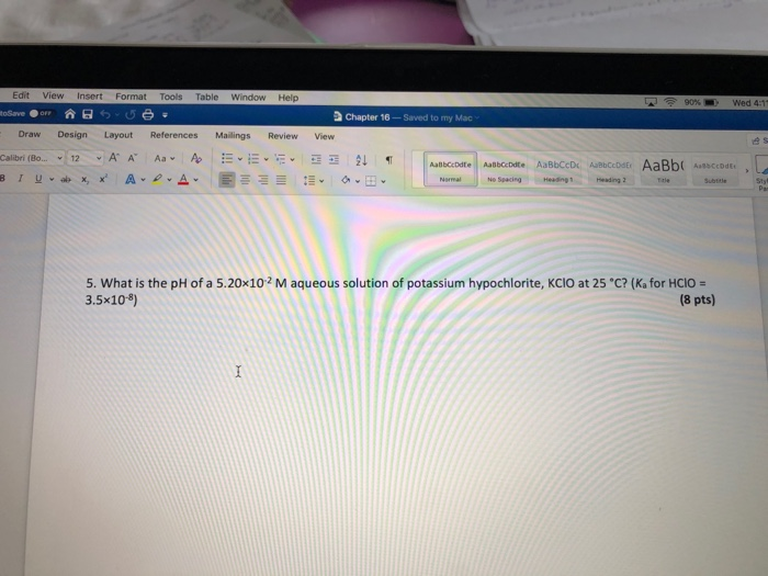 Solved Edit View Insert Format Tools Table Window Help Wed