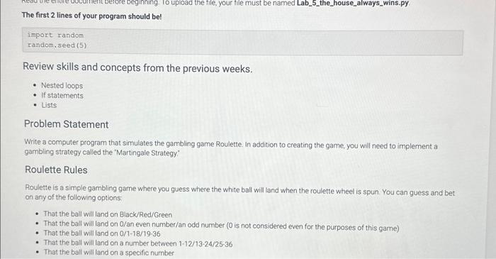 Solved Problem Statement Write A Computer Program That