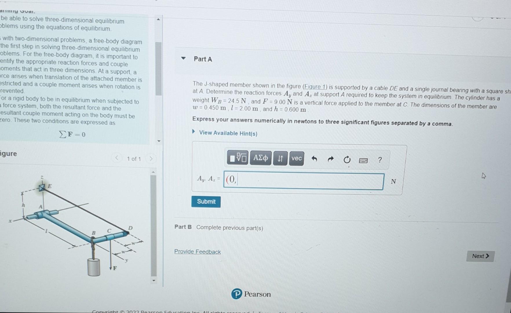 Solved any Gval. be able to solve three-dimensional | Chegg.com