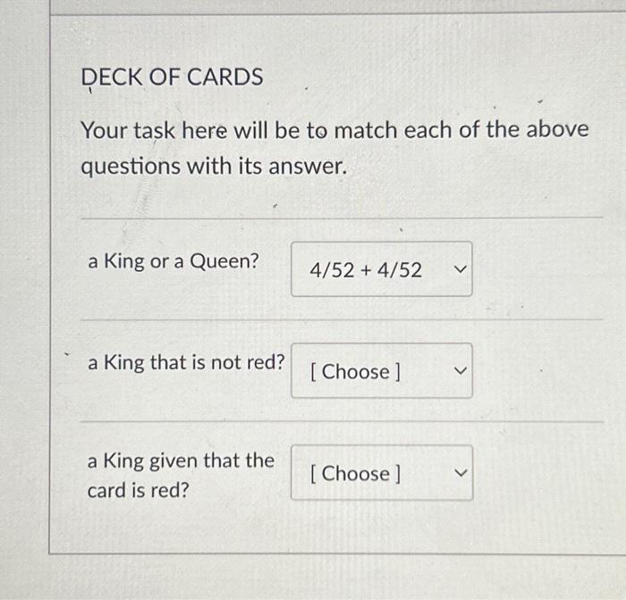 Solved Your task here will be to match each of the above | Chegg.com