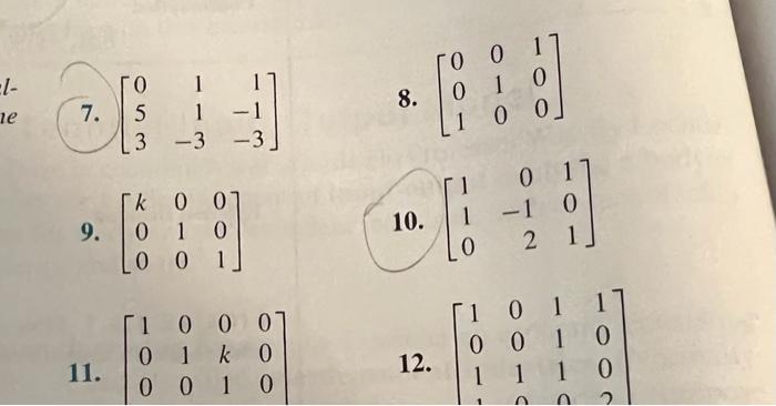 Solved matrix inverses use row reduction to calculate the | Chegg.com