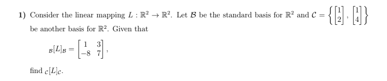 Solved linear algebra please show all steps | Chegg.com