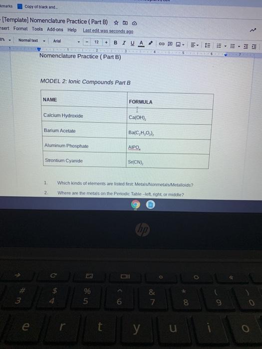 Solved kmarks Copy of black and - [Template) Nomenclature | Chegg.com
