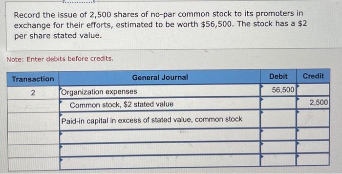 Solved Following are the issuances of stock transactions. 1. | Chegg.com