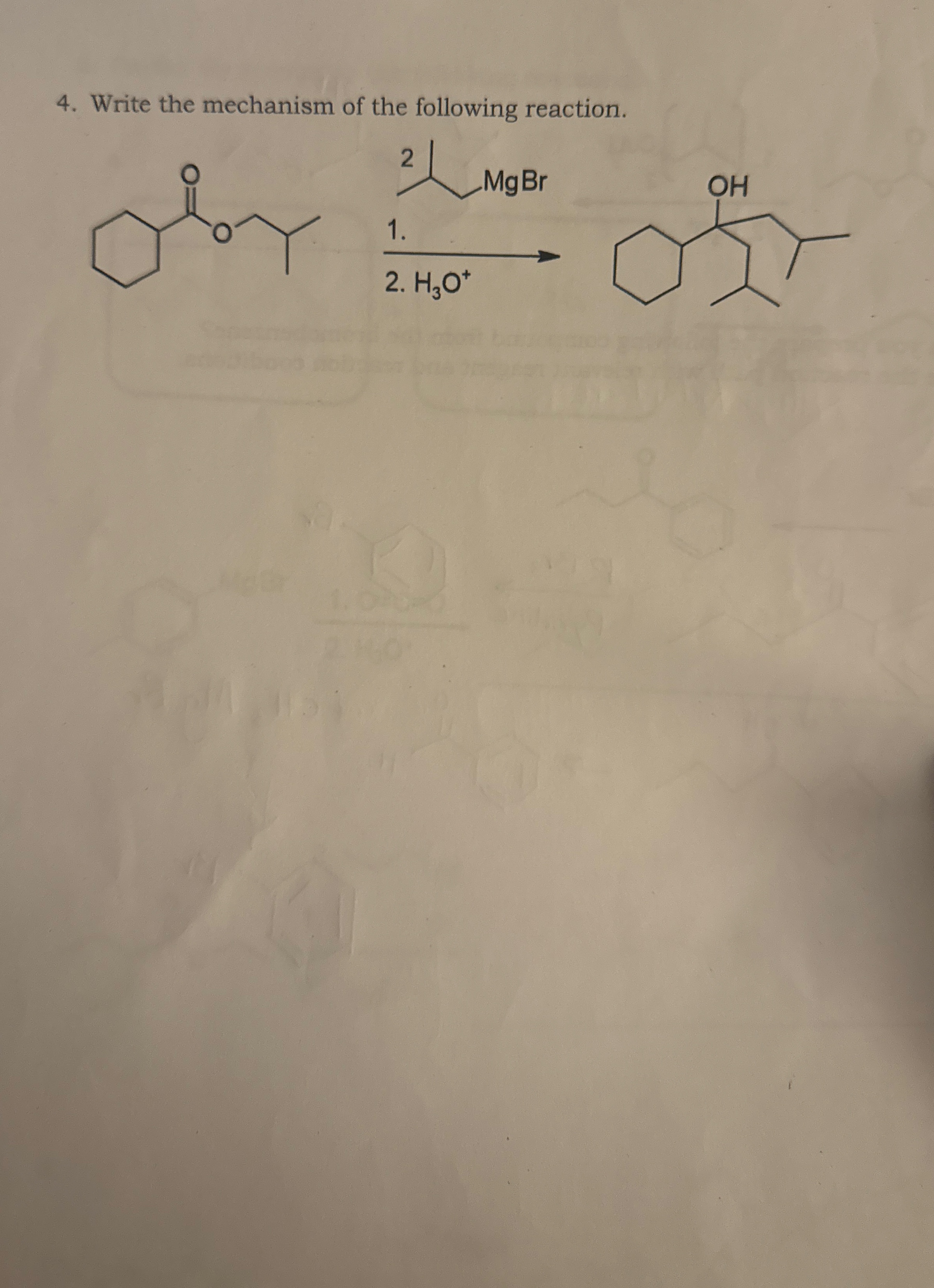 Solved Write the full mechanism of the following | Chegg.com