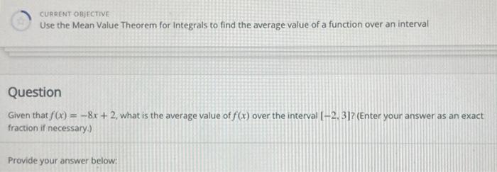 Solved CURAENT OBJECTIVE Use the Mean Value Theorem for | Chegg.com