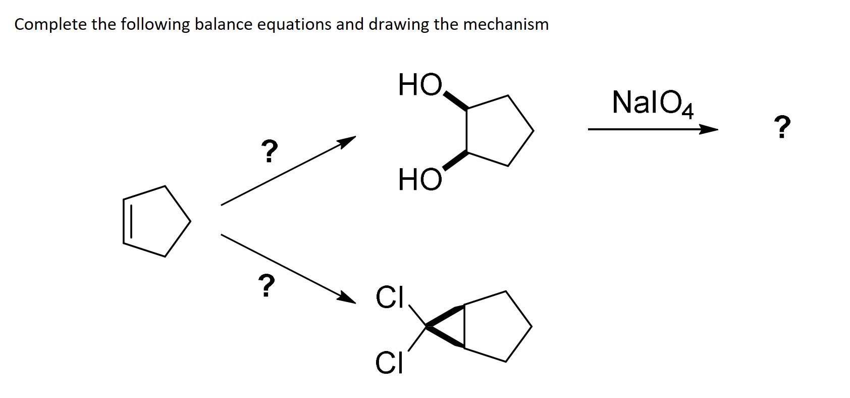Solved Complete the following balance equations and drawing | Chegg.com Solved Complete the following balance equations and drawing | Chegg.com