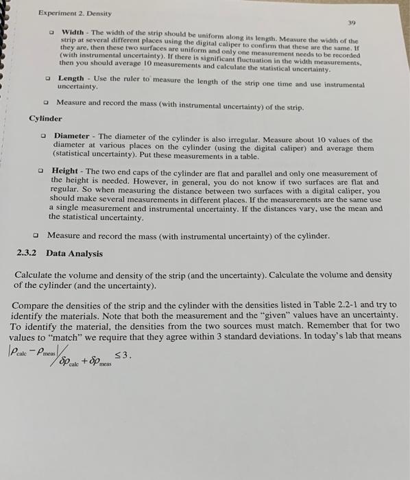 Solved 2.1 List of Laboratory Equipment 2.2 Introduction | Chegg.com