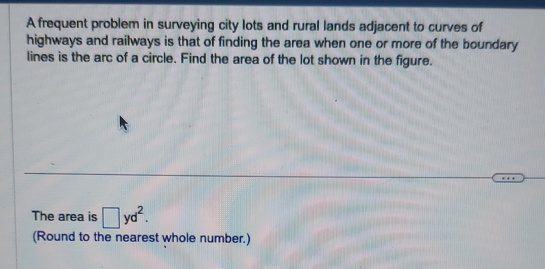 Solved A frequent problem in surveying city lots and rural | Chegg.com
