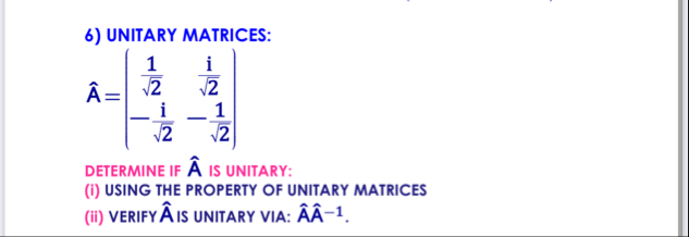 Solved UNITARY | Chegg.com