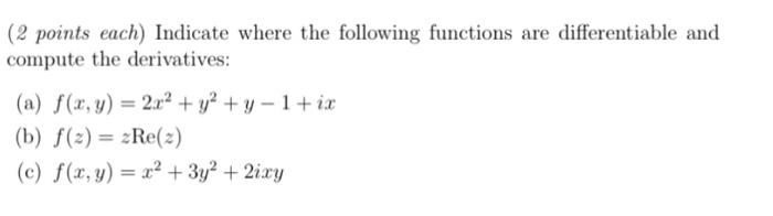 Solved ( 2 points each) Indicate where the following | Chegg.com