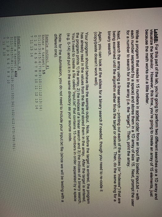 Solved Lab8B: For this part of the lab, you're going to | Chegg.com