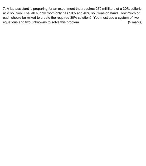 Solved 3. Solve the system of equations by using the | Chegg.com