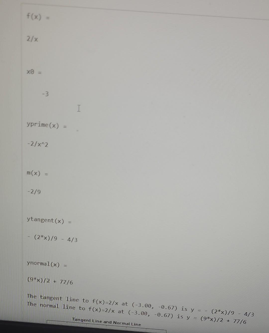 Solved TANGENT LINE AND NORMAL LINES the given point x=c, we | Chegg.com
