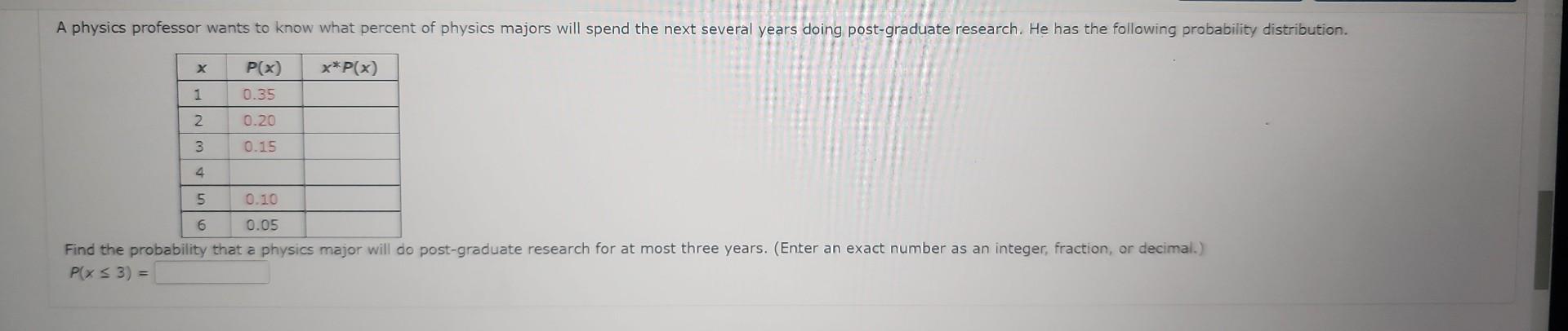 Solved P(x≤3)= | Chegg.com