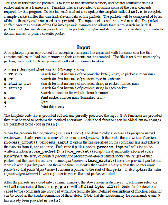 Solved Help me with the given guidelines and C code | Chegg.com