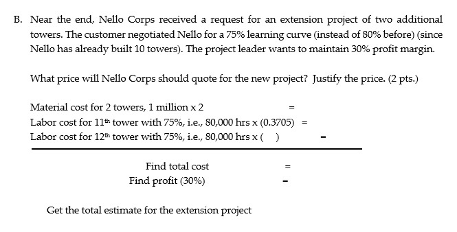 Solved A. Nello Corporation is a leading Manufacturer of | Chegg.com
