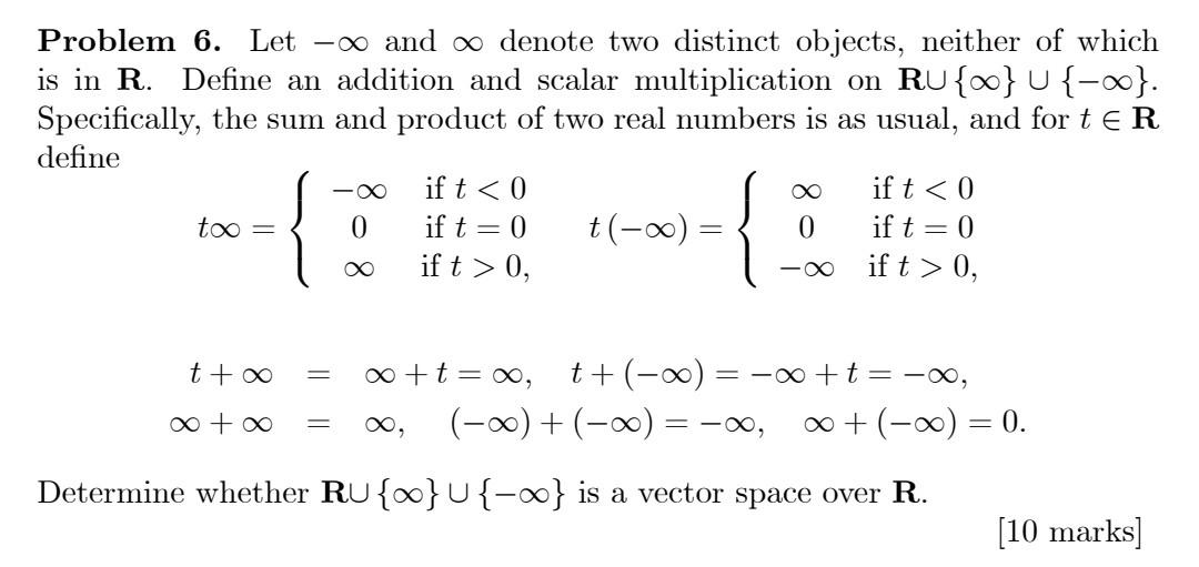 Solved Problem 6. Let -oo and denote two distinct objects, | Chegg.com