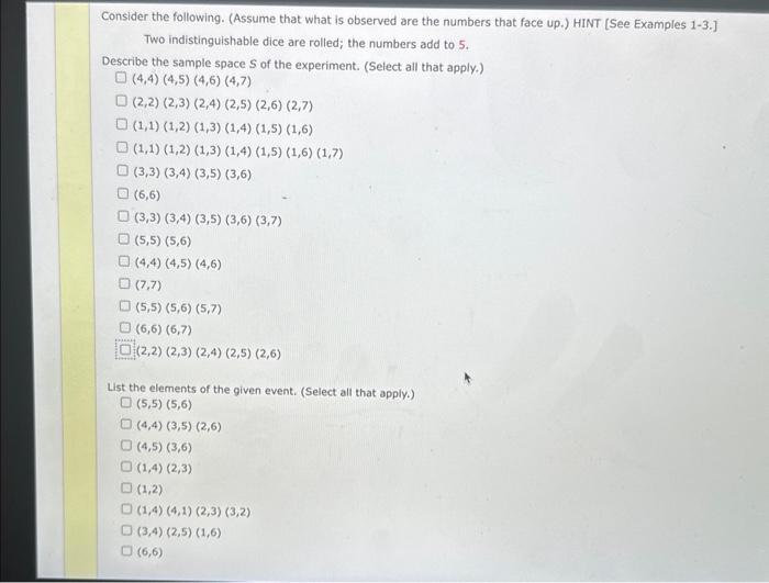 [Solved]: Consider the following. (Assume that what is obse