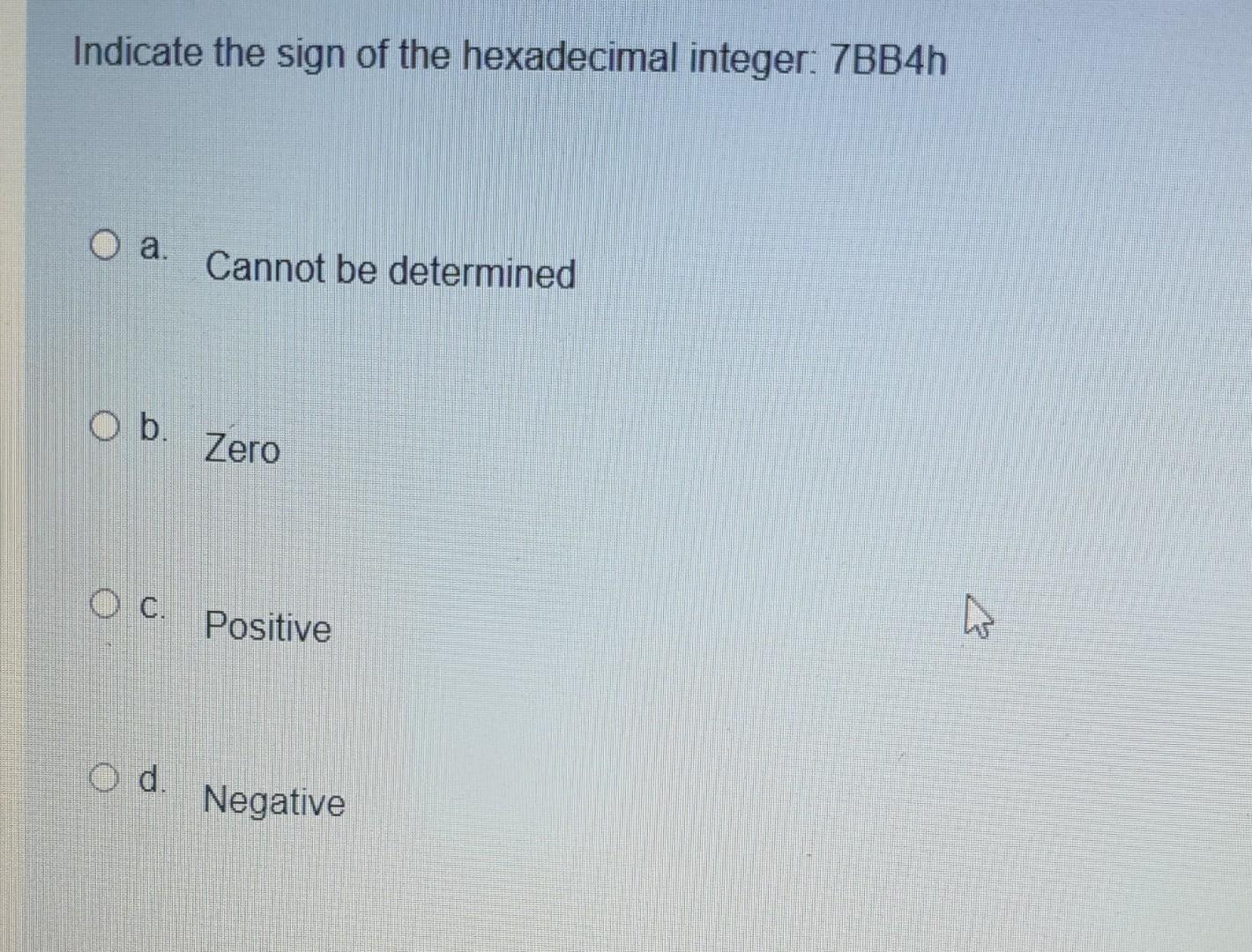 Solved What is the two's complement of the hexadecimal | Chegg.com