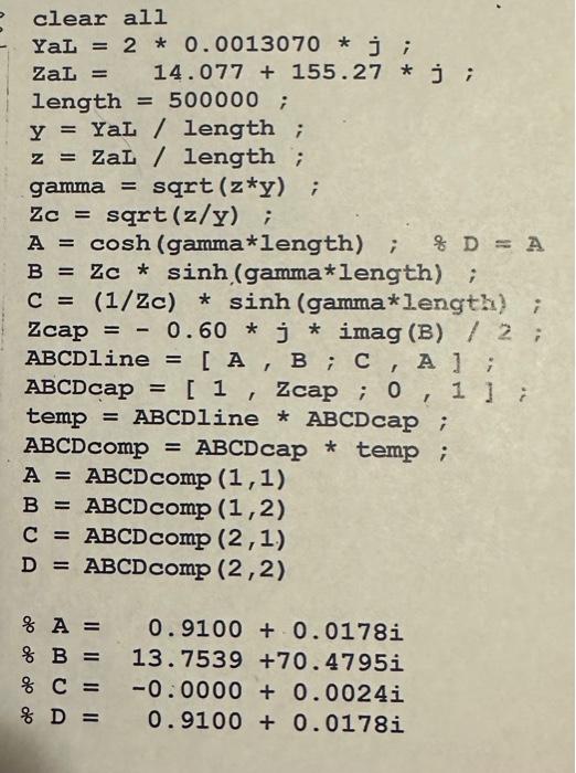 Solved (3) For the equivalent pi model of the series | Chegg.com