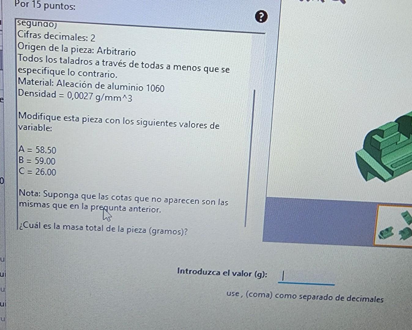 Solved B51901: Pieza básica: Paso 1 - (Guía cilíndrica | Chegg.com