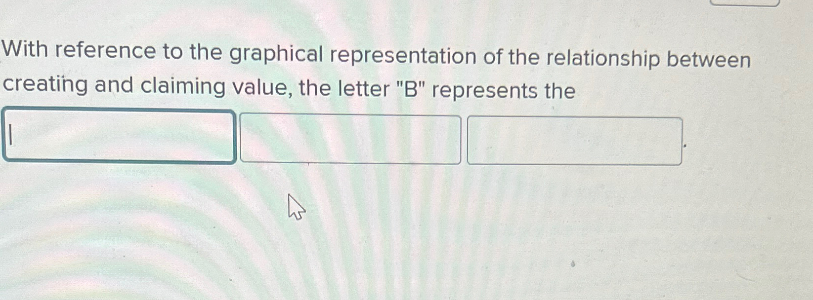 Solved With reference to the graphical representation of the | Chegg.com