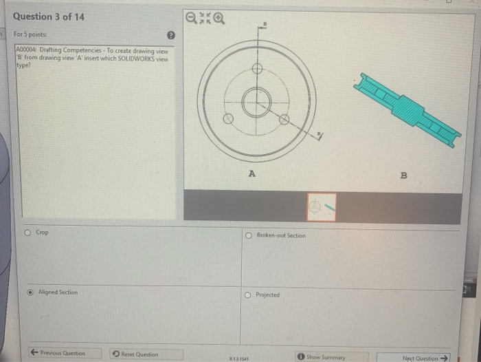 Solved Question 3 of 14 For 5 points A00004: Drafting | Chegg.com