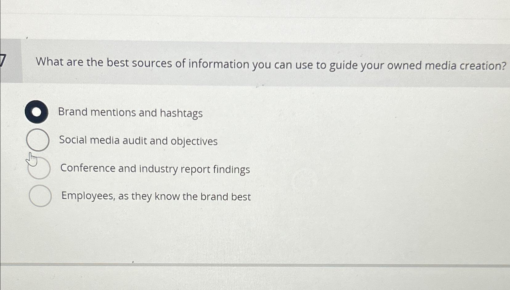 Solved What are the best sources of information you can use | Chegg.com