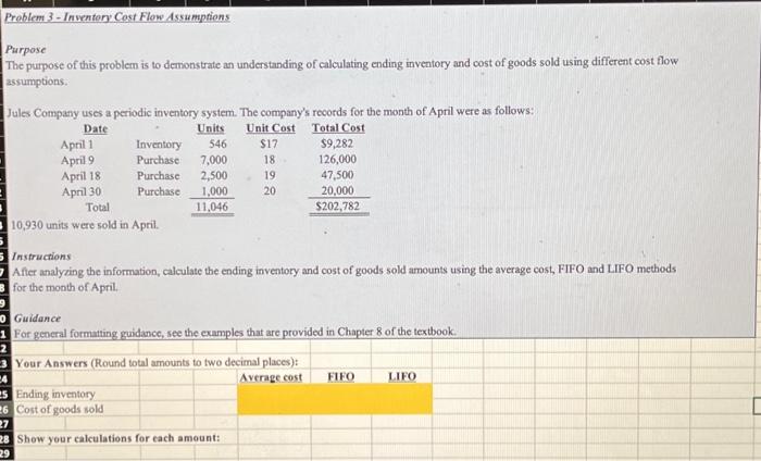 Solved Purpose The purpose of this problem is to demonstrate | Chegg.com