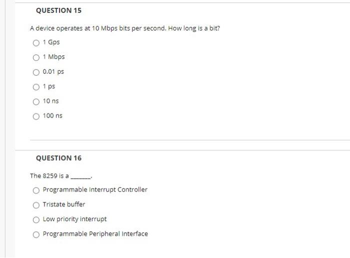 Solved Question 11 The Interrupt Vector For Int 06 Is 