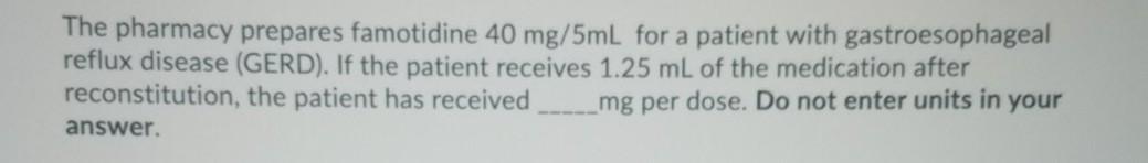 Solved What dose will you administer the patient for the | Chegg.com