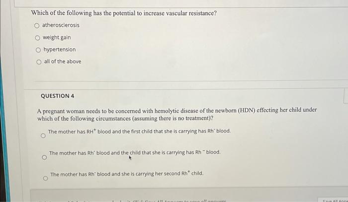 Solved Which of the following has the potential to increase | Chegg.com